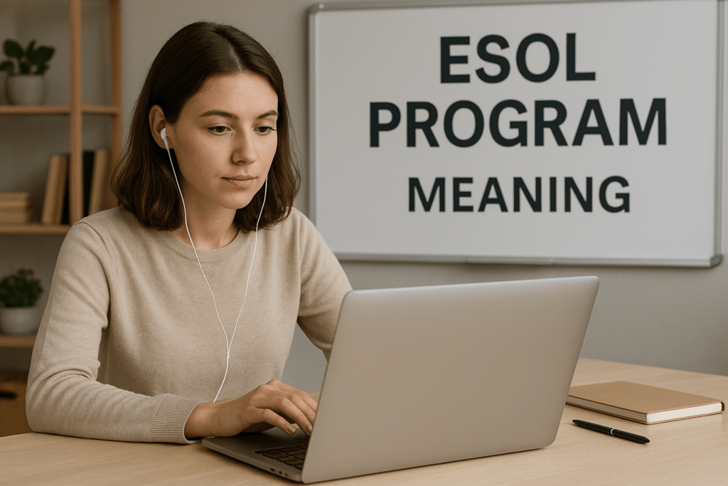 What Does ESOL Stand For Understanding English Learning Terms