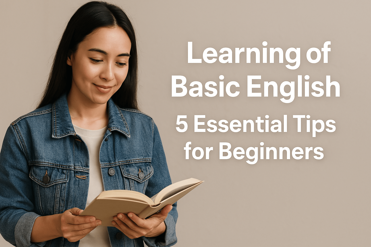 Learning of Basic English 5 Essential Tips for Beginners