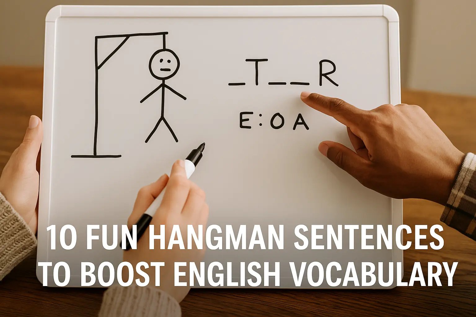 10 Fun Hangman Sentences to Boost English Vocabulary