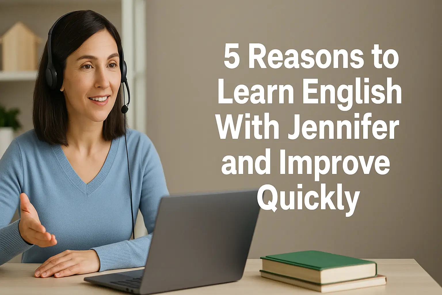 5 Reasons to Learn English With Jennifer and Improve Quickly