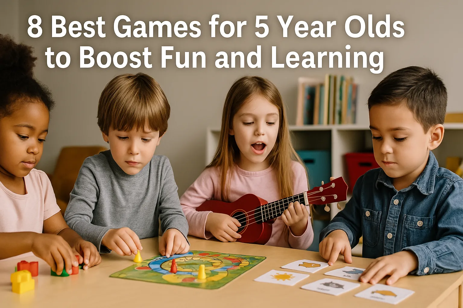 8 Best Games for 5 Year Olds to Boost Fun and Learning