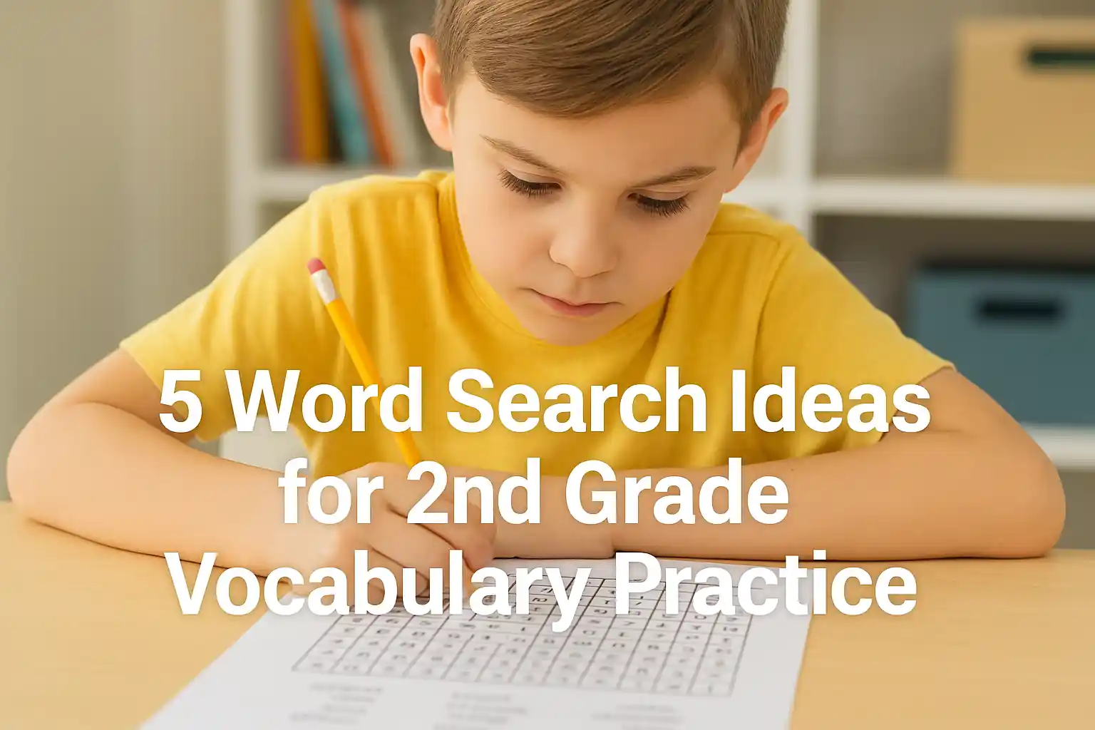 5 Word Search Ideas for 2nd Grade Vocabulary Practice