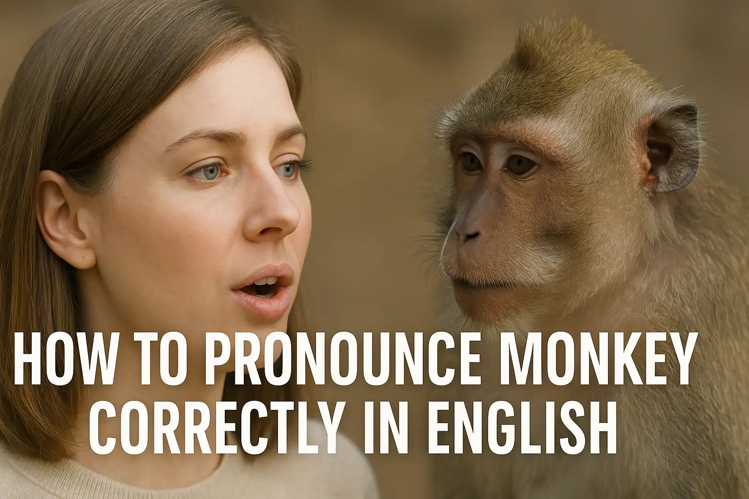 How to Pronounce Monkey Correctly in English
