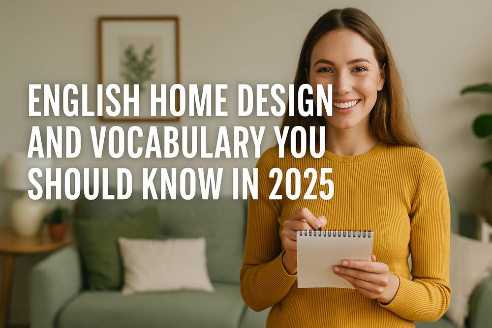 English Home Design and Vocabulary You Should Know in 2025