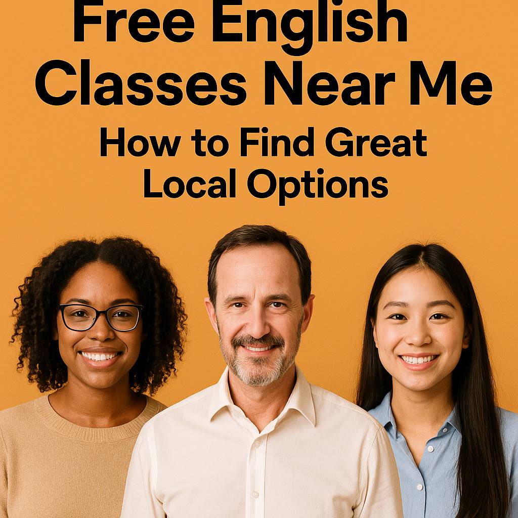 Free English Classes Near Me How to Find Great Local Options