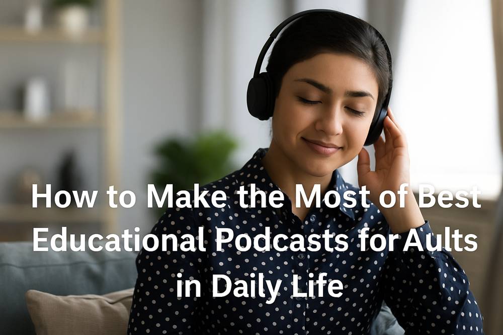 How To Make the Most of Best educational podcasts for adults in Daily Life