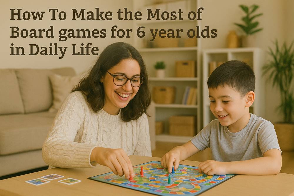 How To Make the Most of Board games for 6 year olds in Daily Life